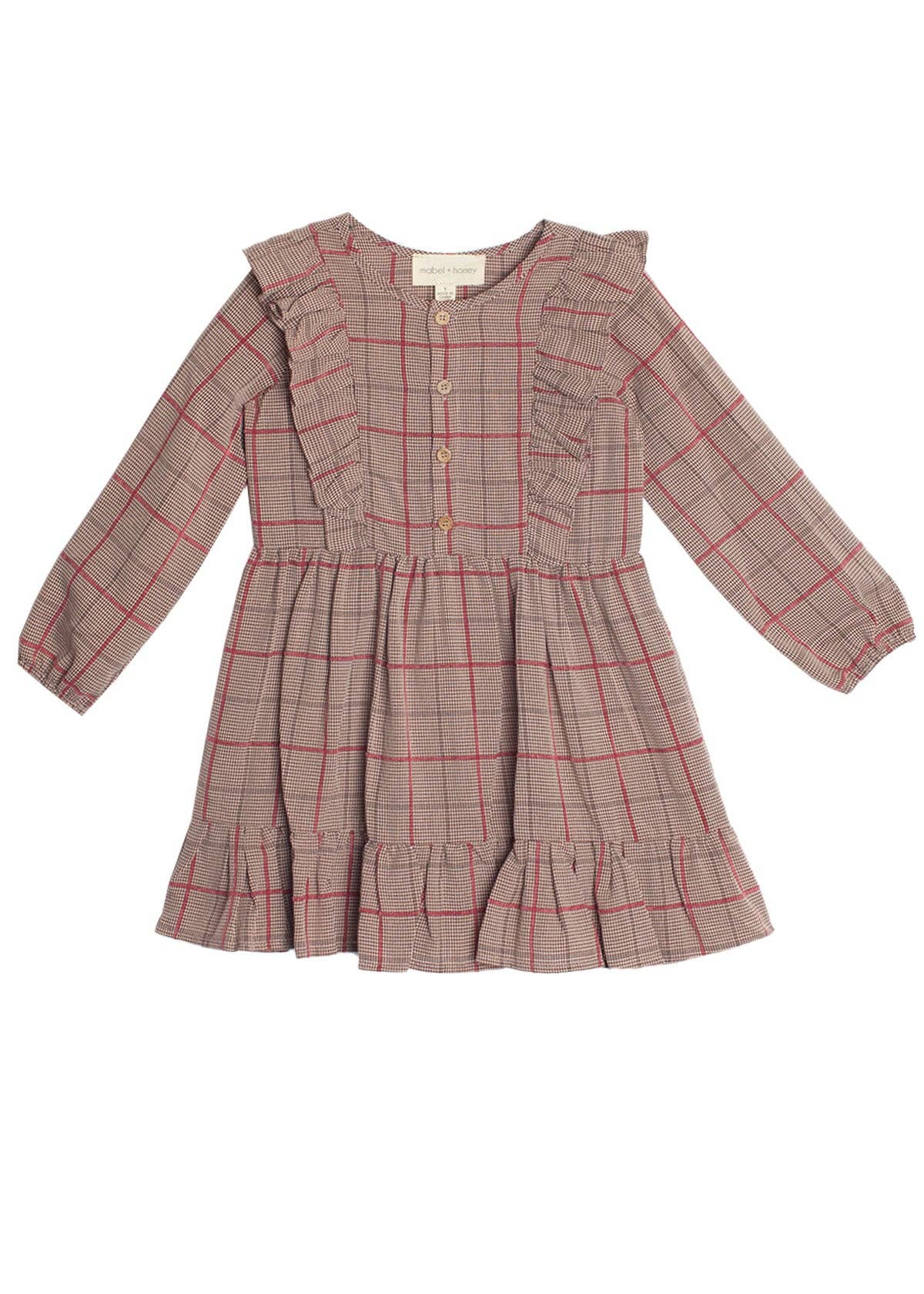 Hazel Button Brown Dress – Bolt Ranch Store