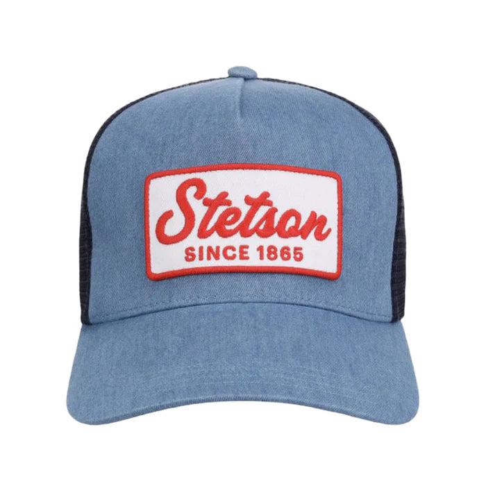 Stetson Denim Patch A Frame Trucker – Bolt Ranch Store