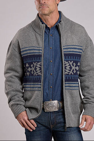 Stetson Mens Aztec Border Cardigan – Bolt Ranch Store