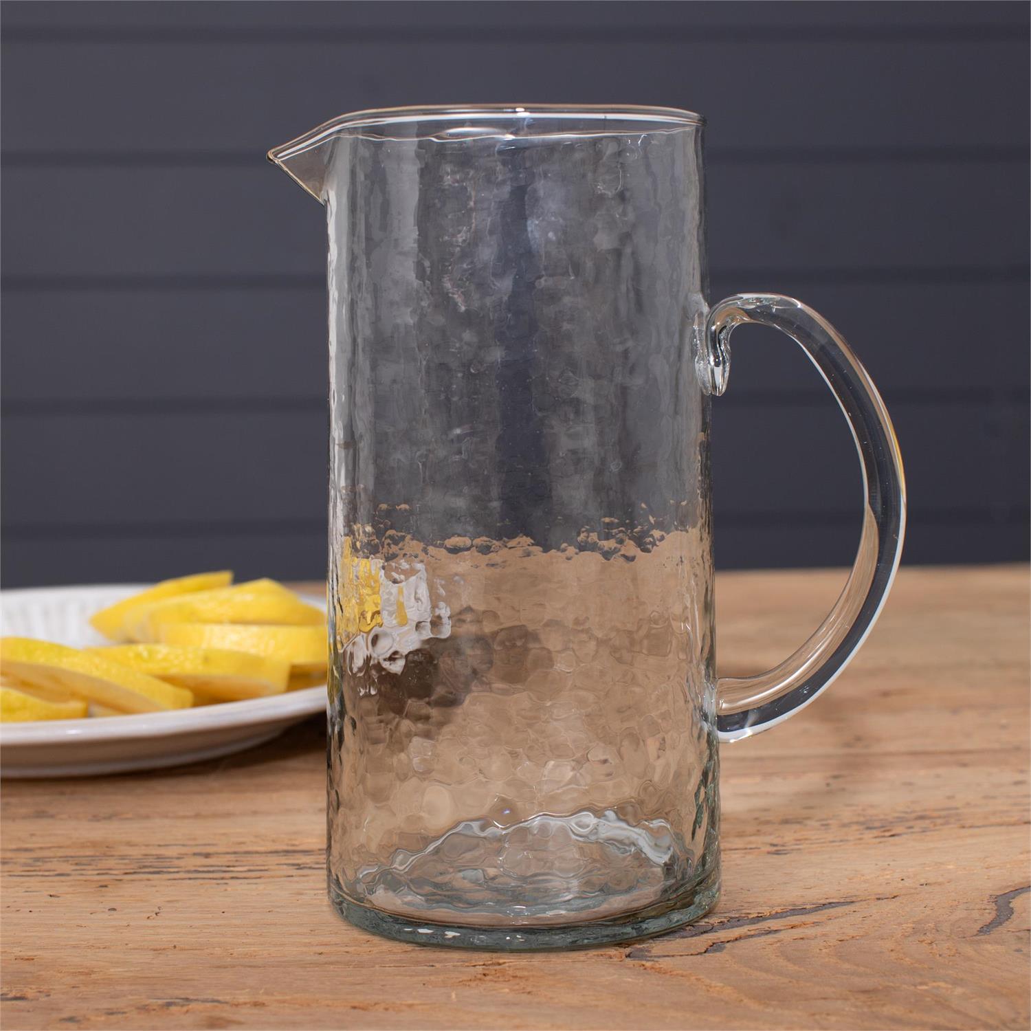 Audreys Hammered Glass Pitcher – Bolt Ranch Store