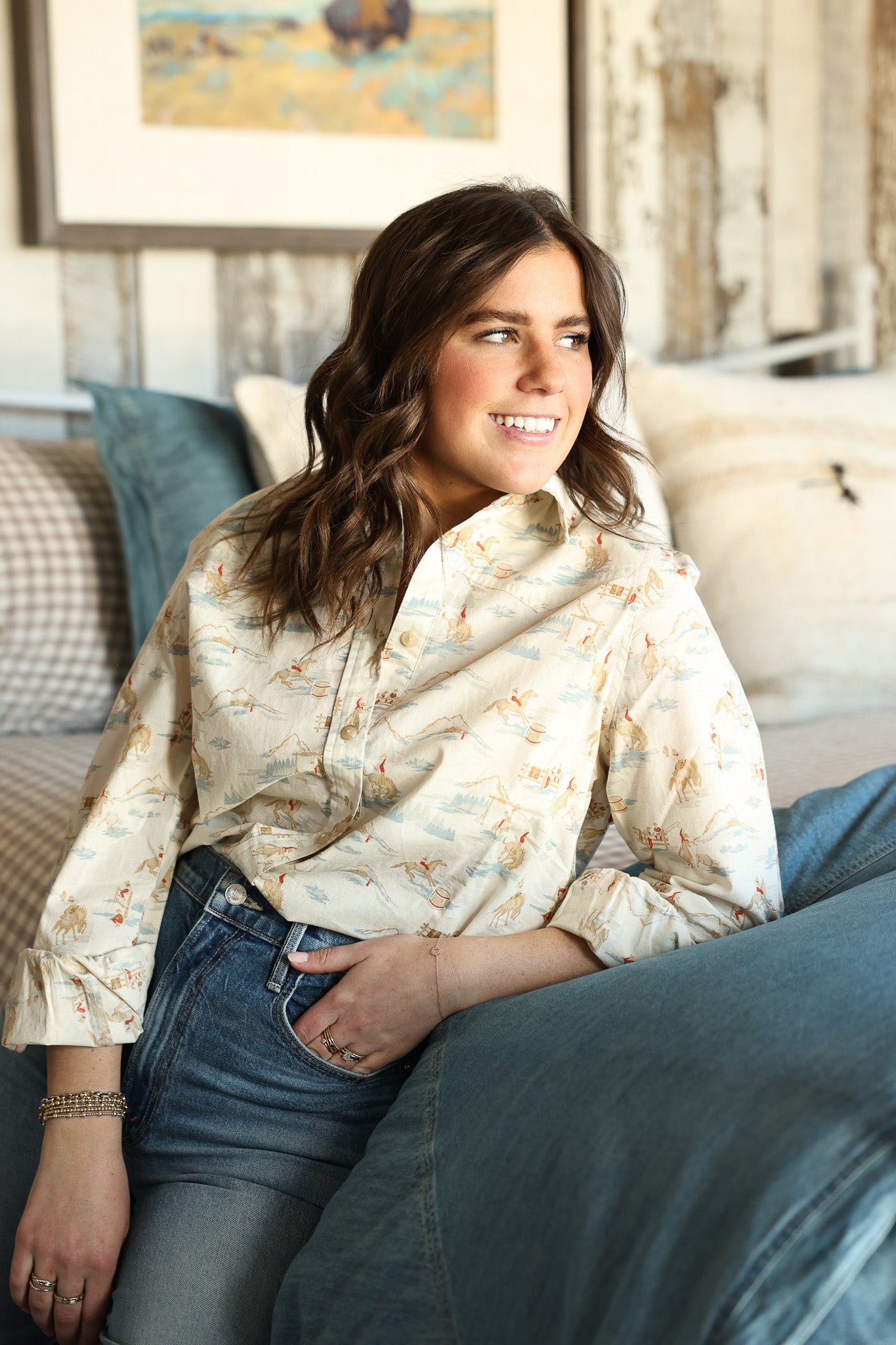 Pendleton Womens Winona Puff-Sleeve Shirt – Bolt Ranch Store