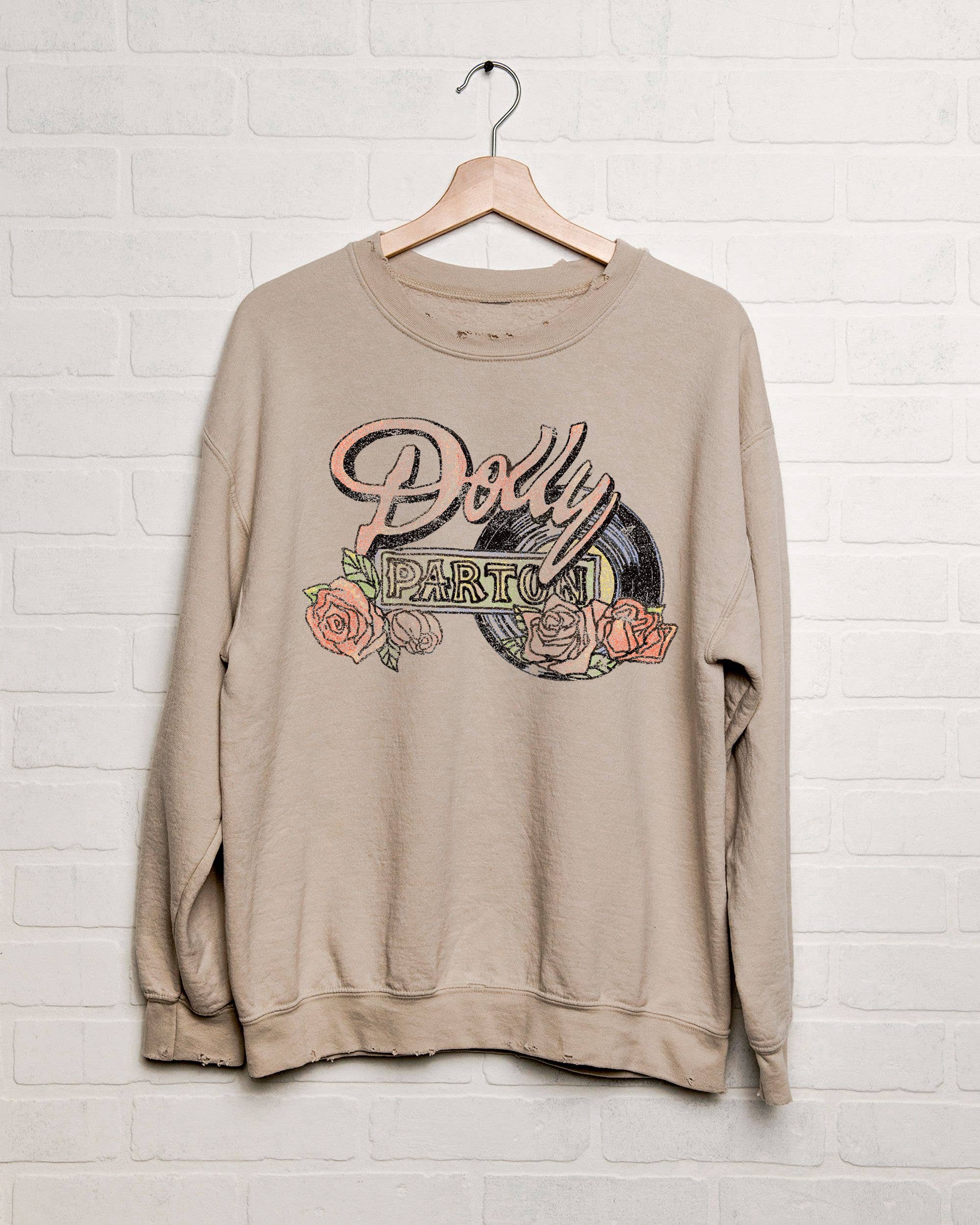 Dolly Parton Rose Record Crewneck – Bolt Ranch Store