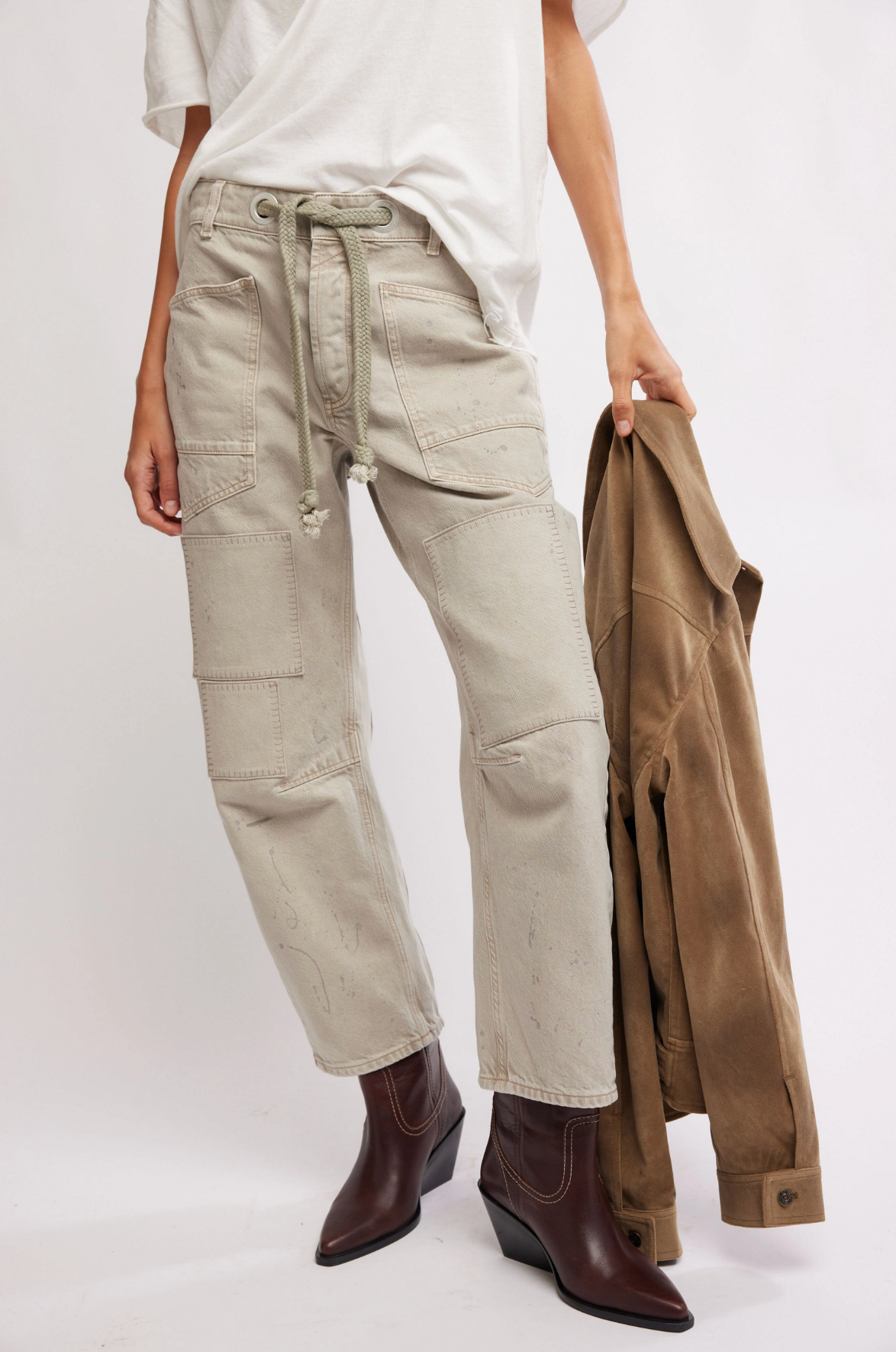 Free People Moxie Low Slung Pull On Barrel - Jetty – Bolt Ranch Store