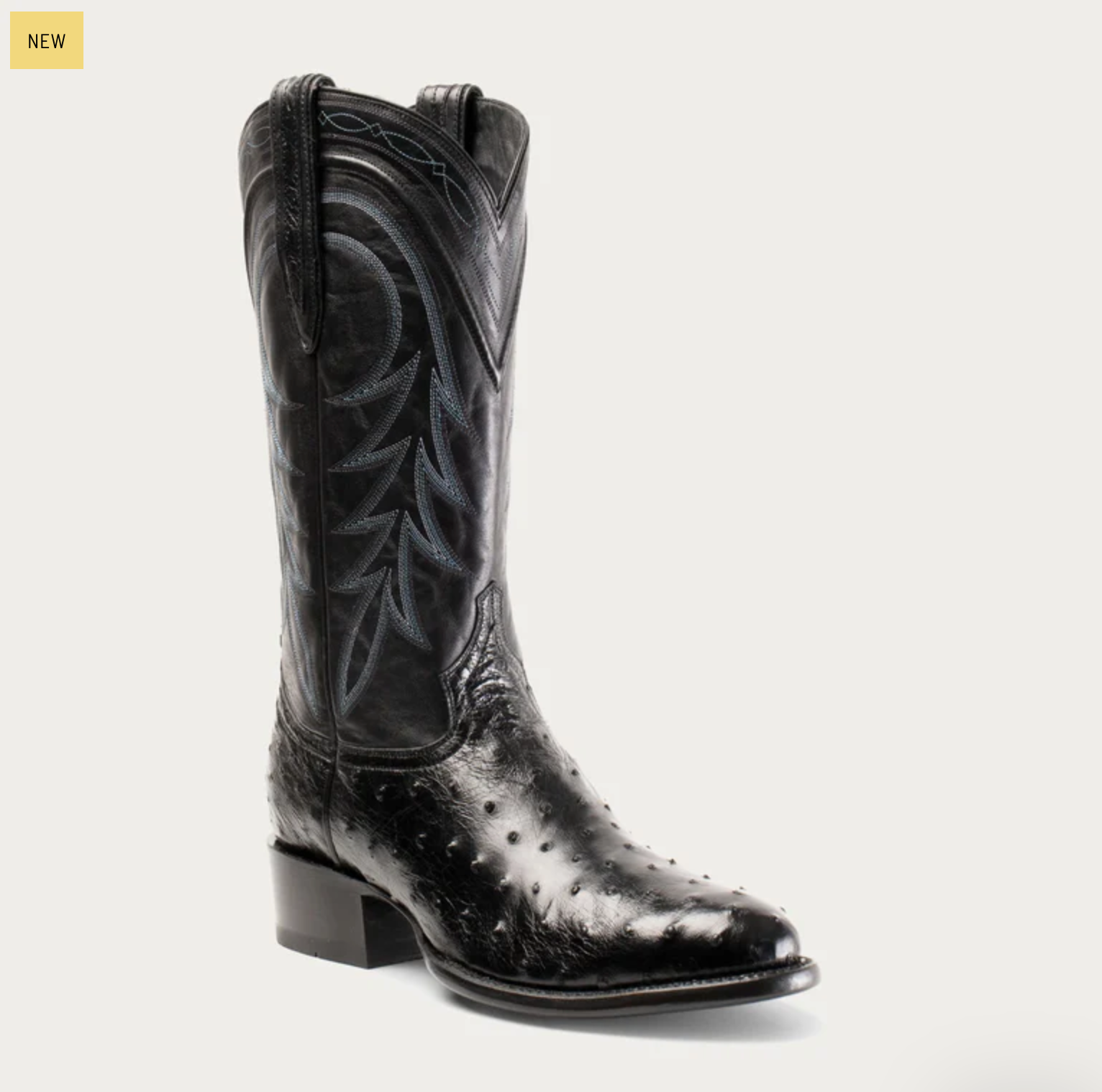 Hyer Mens Full Quill Haven Boots - Black – Bolt Ranch Store