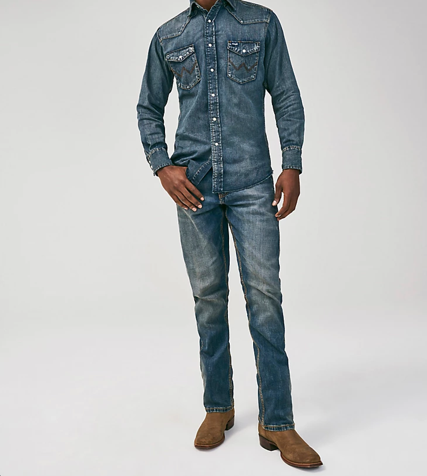 WLT88BZ - Mens Wrangler Retro Slim Fit Straight Leg Jean In Bozeman ...