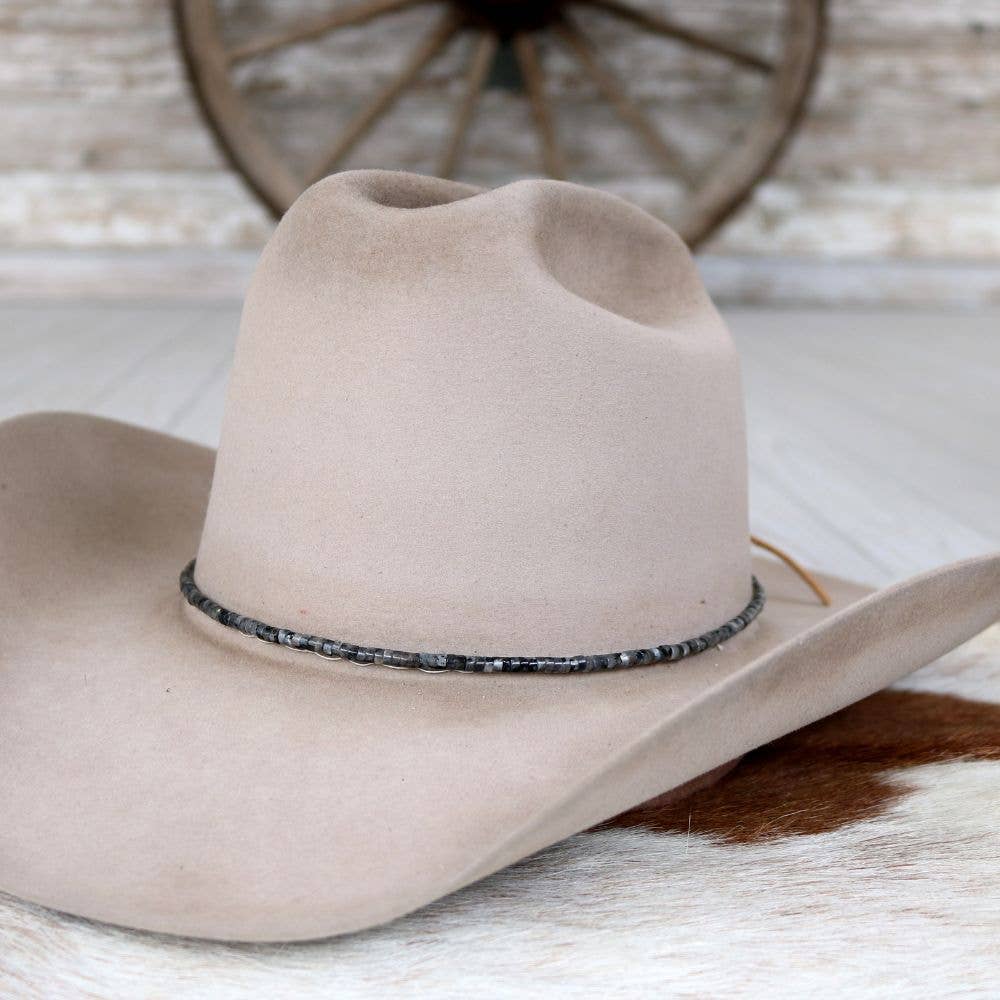 Black Jasper Stone Hat Band – Bolt Ranch Store